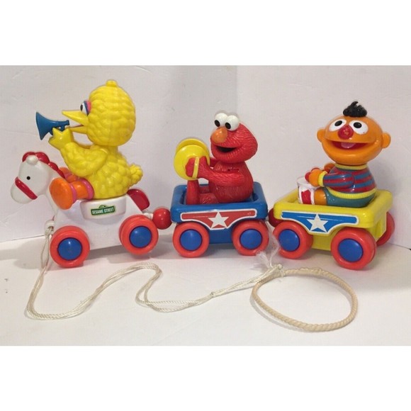 TYCO | Toys | Sesame Street Band Parade Tyco Pull Train 6 Toy Big Bird ...